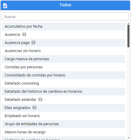 Conozca los elementos que componen al módulo reportes de MyIntelli